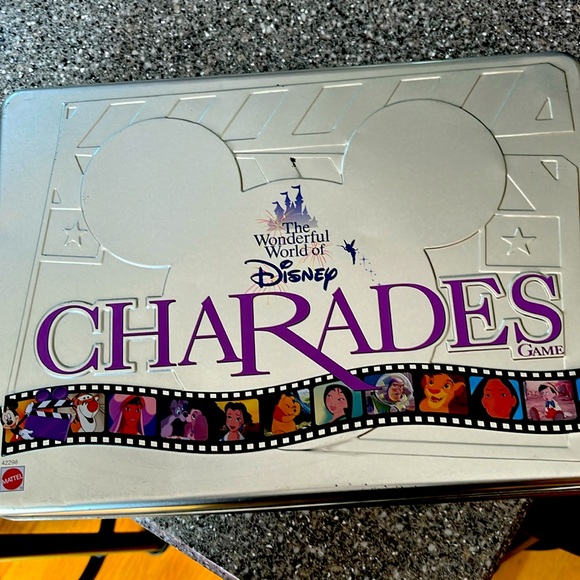 Disney | Games | Vintage Disney Charades Game In Metal Box | Poshmark